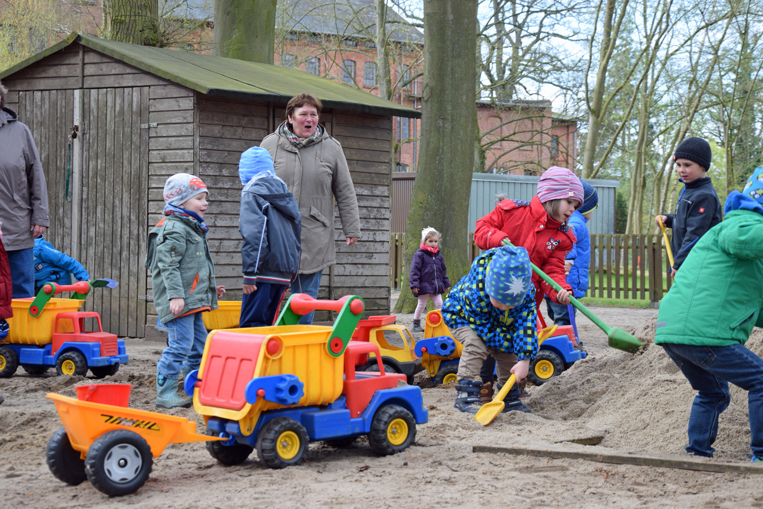 Neu Kalißer Kita-Kinder sagen Danke!